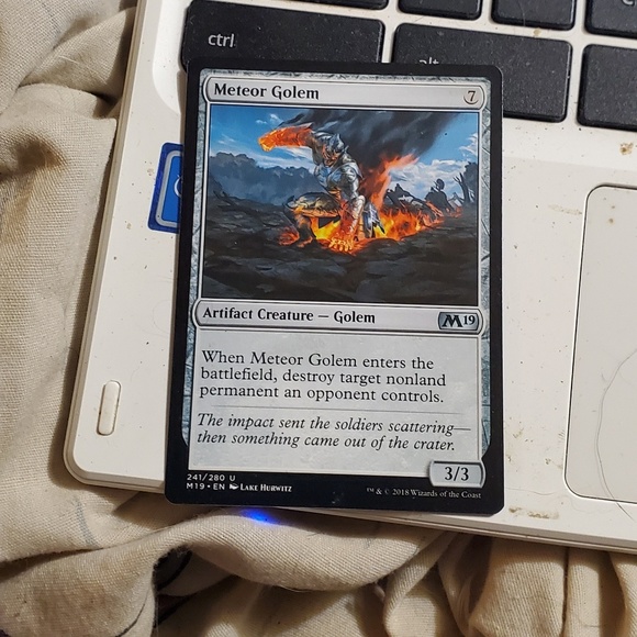 Other | Meteor Golem Magic Card | Poshmark
